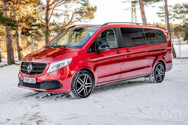 Sarkans Mercedes-Benz V 300 2019 Tallina, ar dzinēja tilpumu 2.00 L un nobraukumu 201 tūkst. km par 39000 €, foto 1 vietnē AUTOMOTO.COM.LV