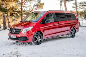 Sarkans Mercedes-Benz V 300 2019 Tallina, ar dzinēja tilpumu 2.00 L un nobraukumu 201 tūkst. km par 39000 €, foto  vietnē AUTOMOTO.COM.LV