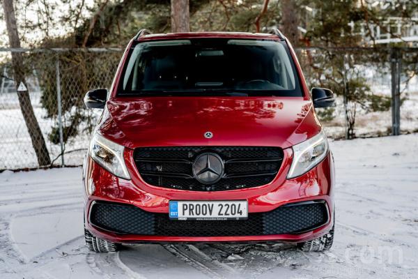 Sarkans Mercedes-Benz V 300 2019 Tallina, ar dzinēja tilpumu 2.00 L un nobraukumu 201 tūkst. km par 39000 €, foto 4 vietnē AUTOMOTO.COM.LV