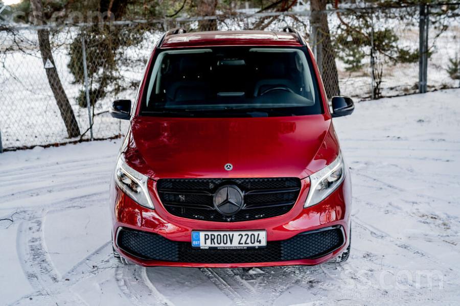 Sarkans Mercedes-Benz V 300 2019 Tallina, ar dzinēja tilpumu 2.00 L un nobraukumu 201 tūkst. km par 39000 €, foto 5 vietnē AUTOMOTO.COM.LV