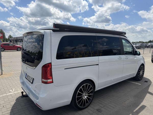 White Mercedes-Benz V 300 2020 in Palanga, with an engine capacity of 2.00 L and mileage of 148 thousand km for 51900 €, photo 4 on AUTOMOTO.COM.LV