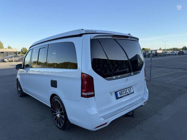 White Mercedes-Benz V 300 2020 in Palanga, with an engine capacity of 2.00 L and mileage of 148 thousand km for 51900 €, photo 6 on AUTOMOTO.COM.LV