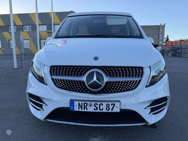 White Mercedes-Benz V 300 2020 in Palanga, with an engine capacity of 2.00 L and mileage of 148 thousand km for 51900 €, photo 9 on AUTOMOTO.COM.LV