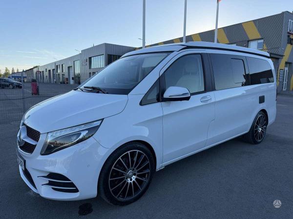 White Mercedes-Benz V 300 2020 in Palanga, with an engine capacity of 2.00 L and mileage of 148 thousand km for 51900 €, photo 10 on AUTOMOTO.COM.LV
