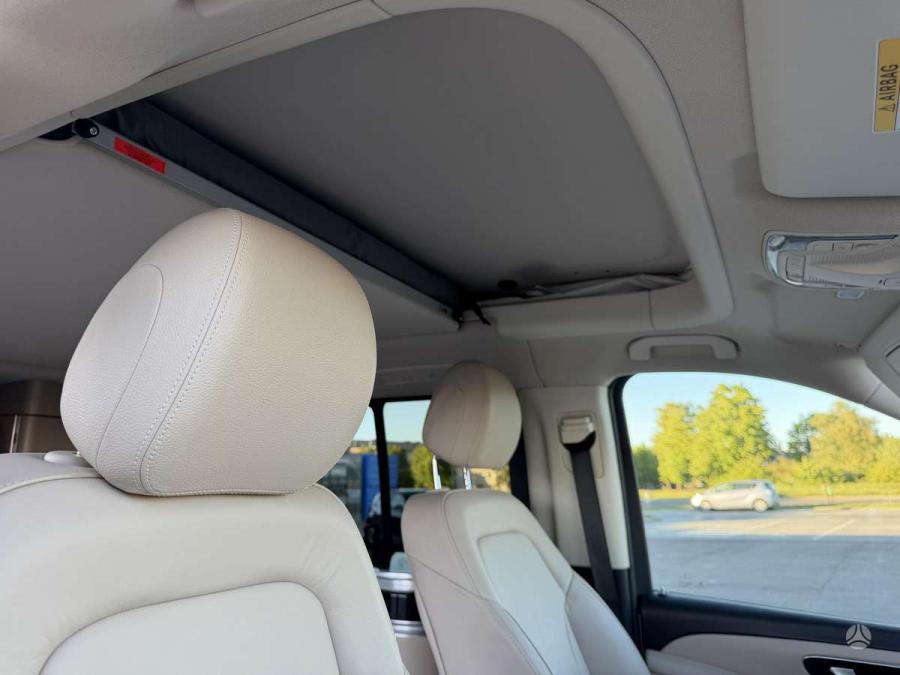 White Mercedes-Benz V 300 2020 in Palanga, with an engine capacity of 2.00 L and mileage of 148 thousand km for 51900 €, photo 13 on AUTOMOTO.COM.LV