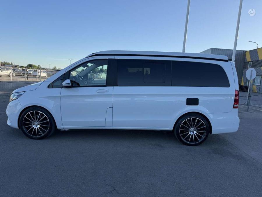 White Mercedes-Benz V 300 2020 in Palanga, with an engine capacity of 2.00 L and mileage of 148 thousand km for 51900 €, photo 42 on AUTOMOTO.COM.LV