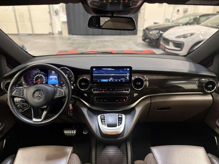 White Mercedes-Benz V 300 2023 in Vilnius, with an engine capacity of 1.95 L and mileage of 72 thousand km for 59000 €, photo 20 on AUTOMOTO.COM.LV