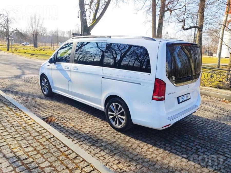 Balts Mercedes-Benz V 300 2021 Jūrmala, ar dzinēja tilpumu 2.00 L un nobraukumu 81 tūkst. km par 36500 €, foto 7 vietnē AUTOMOTO.COM.LV