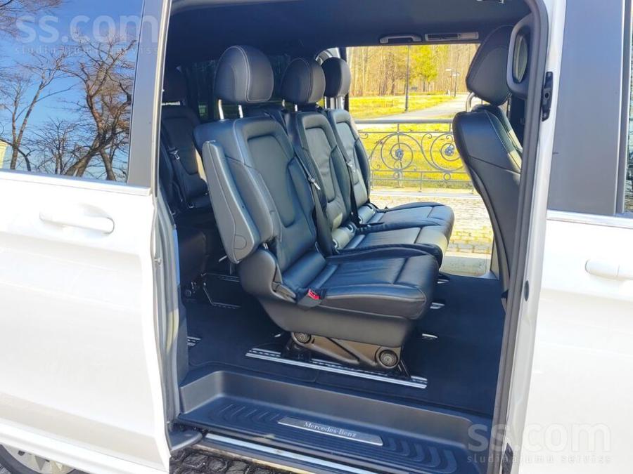 Balts Mercedes-Benz V 300 2021 Jūrmala, ar dzinēja tilpumu 2.00 L un nobraukumu 81 tūkst. km par 36500 €, foto 10 vietnē AUTOMOTO.COM.LV