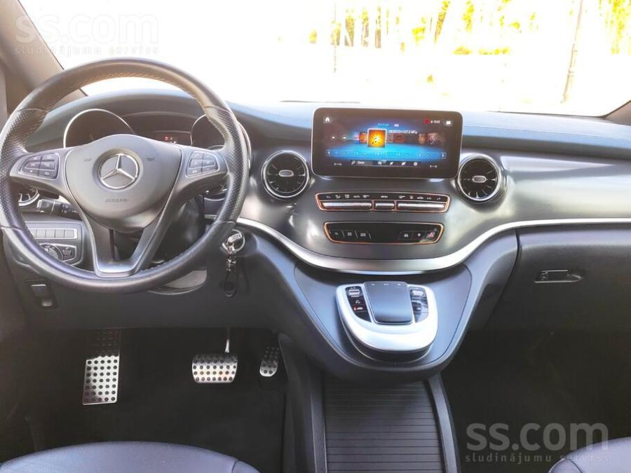 Balts Mercedes-Benz V 300 2021 Jūrmala, ar dzinēja tilpumu 2.00 L un nobraukumu 81 tūkst. km par 36500 €, foto 12 vietnē AUTOMOTO.COM.LV