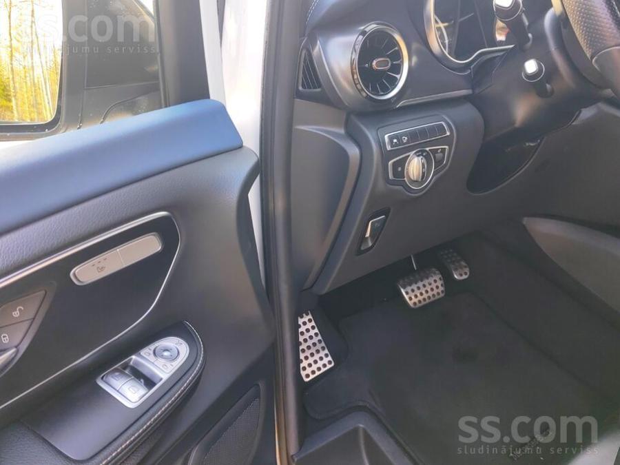 Balts Mercedes-Benz V 300 2021 Jūrmala, ar dzinēja tilpumu 2.00 L un nobraukumu 81 tūkst. km par 36500 €, foto 18 vietnē AUTOMOTO.COM.LV