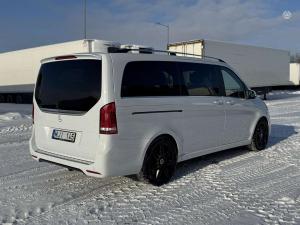 White Mercedes-Benz V 300 2020 in Vilnius, with an engine capacity of 1.95 L and mileage of 92 thousand km for 49450 €, photo 3 on AUTOMOTO.COM.LV