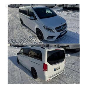 White Mercedes-Benz V 300 2020 in Vilnius, with an engine capacity of 1.95 L and mileage of 92 thousand km for 49450 €, photo 9 on AUTOMOTO.COM.LV