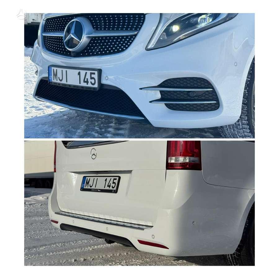 White Mercedes-Benz V 300 2020 in Vilnius, with an engine capacity of 1.95 L and mileage of 92 thousand km for 49450 €, photo 12 on AUTOMOTO.COM.LV