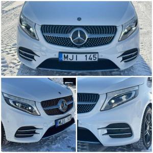White Mercedes-Benz V 300 2020 in Vilnius, with an engine capacity of 1.95 L and mileage of 92 thousand km for 49450 €, photo 14 on AUTOMOTO.COM.LV