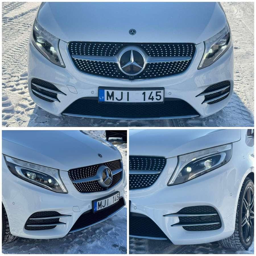 White Mercedes-Benz V 300 2020 in Vilnius, with an engine capacity of 1.95 L and mileage of 92 thousand km for 49450 €, photo 14 on AUTOMOTO.COM.LV