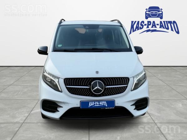 White Mercedes-Benz V 300 2021 in Riga, with an engine capacity of 2.00 L and mileage of 143 thousand km for 50900 €, photo 2 on AUTOMOTO.COM.LV