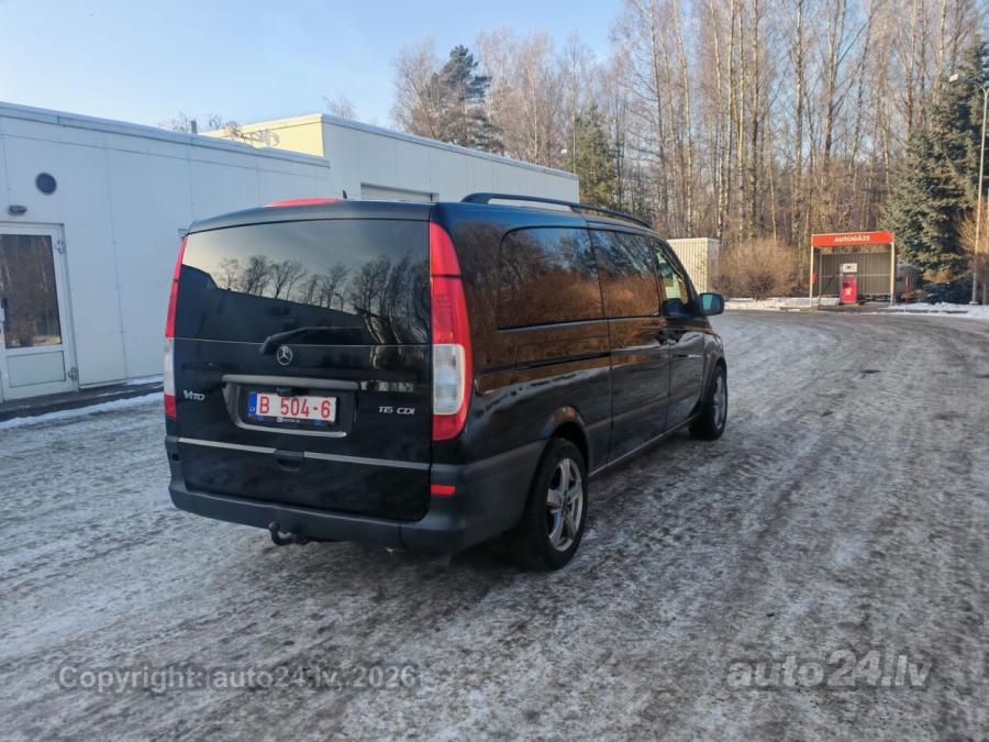 Melns Mercedes-Benz V-Class 2010 Rīga, ar dzinēja tilpumu 2.20 L un nobraukumu 266 tūkst. km par 8700 €, foto 4 vietnē AUTOMOTO.COM.LV