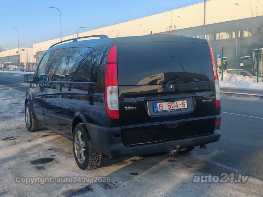 Melns Mercedes-Benz V-Class 2010 Rīga, ar dzinēja tilpumu 2.20 L un nobraukumu 266 tūkst. km par 8700 €, foto 7 vietnē AUTOMOTO.COM.LV