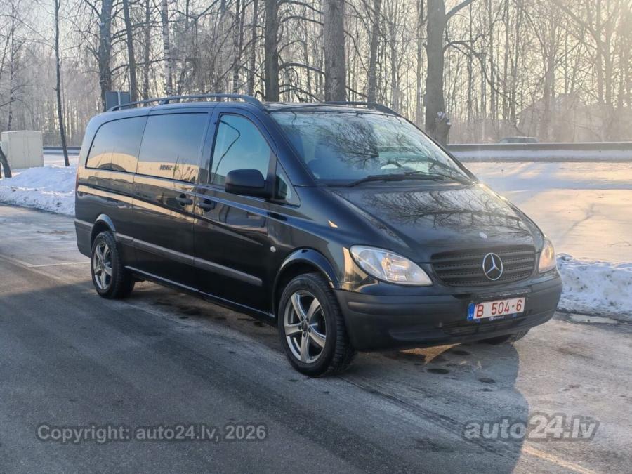 Melns Mercedes-Benz V-Class 2010 Rīga, ar dzinēja tilpumu 2.20 L un nobraukumu 266 tūkst. km par 8700 €, foto 11 vietnē AUTOMOTO.COM.LV
