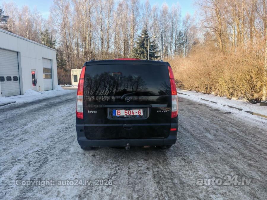 Melns Mercedes-Benz V-Class 2010 Rīga, ar dzinēja tilpumu 2.20 L un nobraukumu 266 tūkst. km par 8700 €, foto 14 vietnē AUTOMOTO.COM.LV