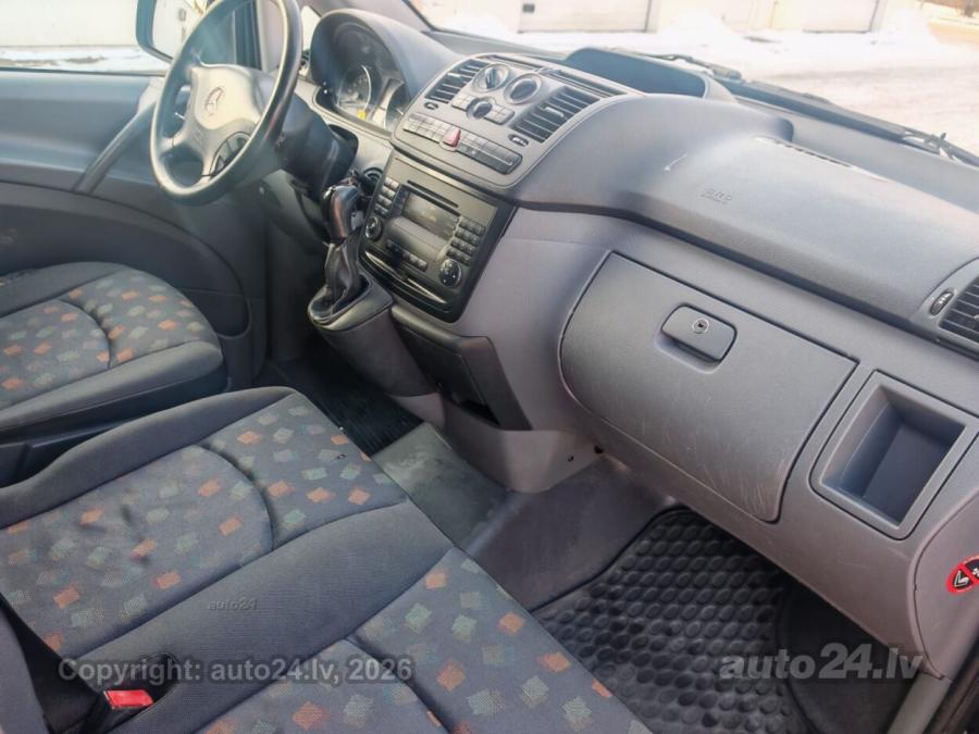 Melns Mercedes-Benz V-Class 2010 Rīga, ar dzinēja tilpumu 2.20 L un nobraukumu 266 tūkst. km par 8700 €, foto 17 vietnē AUTOMOTO.COM.LV