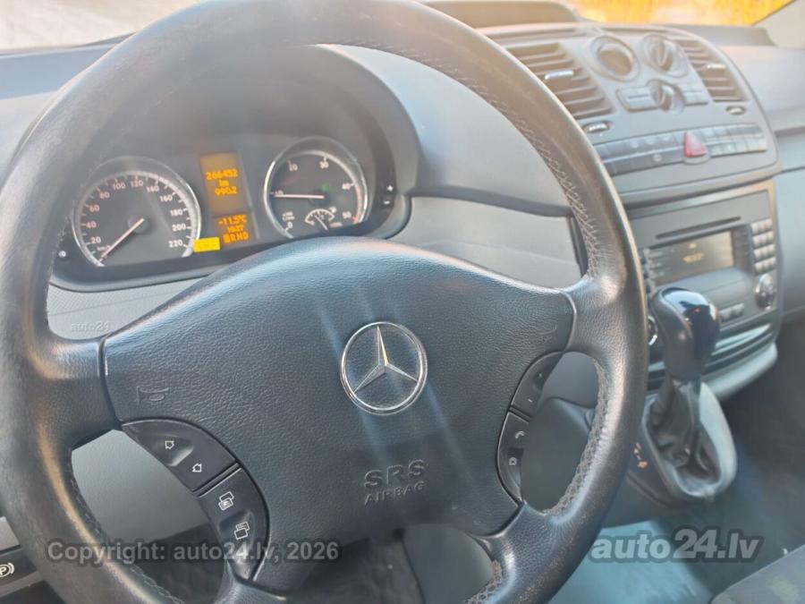 Melns Mercedes-Benz V-Class 2010 Rīga, ar dzinēja tilpumu 2.20 L un nobraukumu 266 tūkst. km par 8700 €, foto 21 vietnē AUTOMOTO.COM.LV