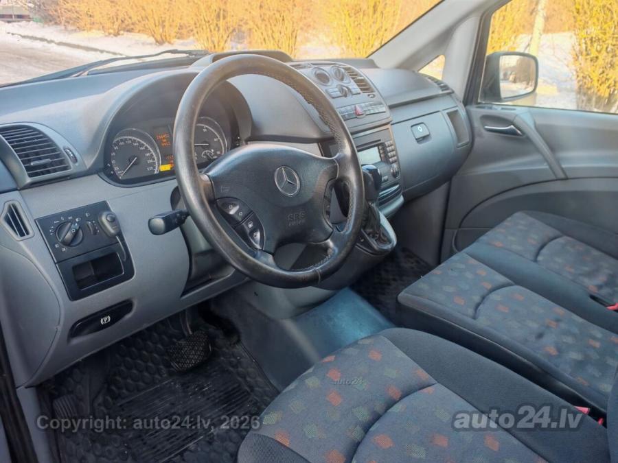 Melns Mercedes-Benz V-Class 2010 Rīga, ar dzinēja tilpumu 2.20 L un nobraukumu 266 tūkst. km par 8700 €, foto 26 vietnē AUTOMOTO.COM.LV