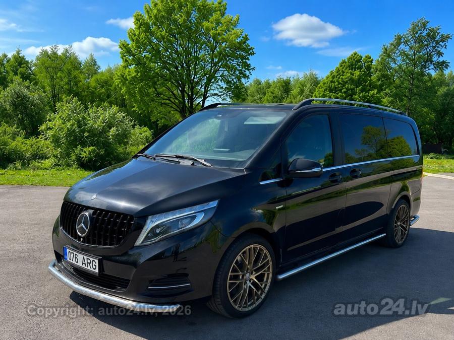 Melns Mercedes-Benz V-Class 2014 Tallina, ar dzinēja tilpumu 2.10 L un nobraukumu 262 tūkst. km par 26900 €, foto 1 vietnē AUTOMOTO.COM.LV