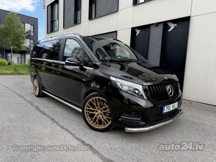 Melns Mercedes-Benz V-Class 2014 Tartu, ar dzinēja tilpumu 2.10 L un nobraukumu 265 tūkst. km par 26999 €, foto 1 vietnē AUTOMOTO.COM.LV