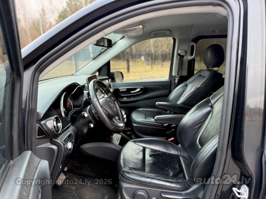 Melns Mercedes-Benz V-Class 2014 Tallina, ar dzinēja tilpumu 2.10 L un nobraukumu 370 tūkst. km par 280 €, foto 12 vietnē AUTOMOTO.COM.LV