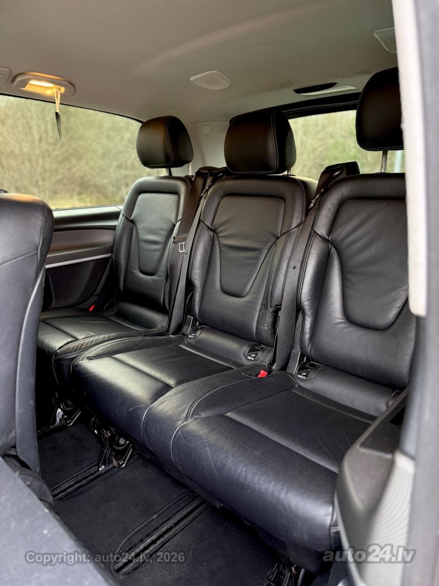 Melns Mercedes-Benz V-Class 2014 Tallina, ar dzinēja tilpumu 2.10 L un nobraukumu 370 tūkst. km par 280 €, foto 14 vietnē AUTOMOTO.COM.LV
