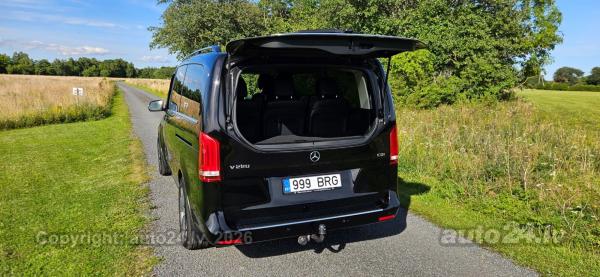 Melns Mercedes-Benz V-Class 2015 Tallina, ar dzinēja tilpumu 2.10 L un nobraukumu 223 tūkst. km par 27900 €, foto 9 vietnē AUTOMOTO.COM.LV