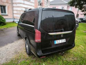 Black Mercedes-Benz V-Class 2015 in Narva, with an engine capacity of 2.10 L and mileage of 393 thousand km for 22000 €, photo 5 on AUTOMOTO.COM.LV