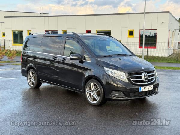 Melns Mercedes-Benz V-Class 2015 Tallina, ar dzinēja tilpumu 2.10 L un nobraukumu 260 tūkst. km par 30999 €, foto 1 vietnē AUTOMOTO.COM.LV