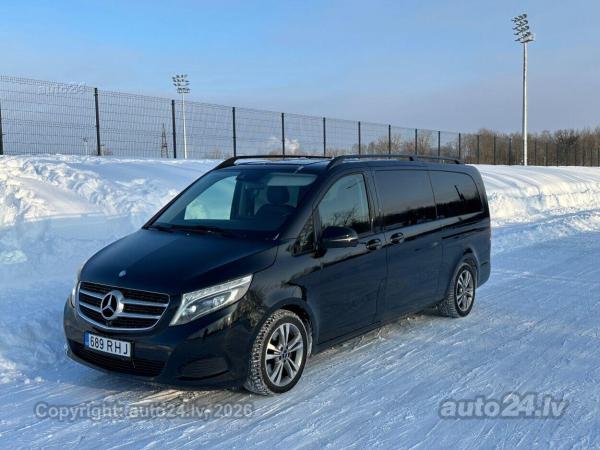 Black Mercedes-Benz V-Class 2016 in Tallinn, with an engine capacity of 2.10 L and mileage of 338 thousand km for 19999 €, photo 1 on AUTOMOTO.COM.LV
