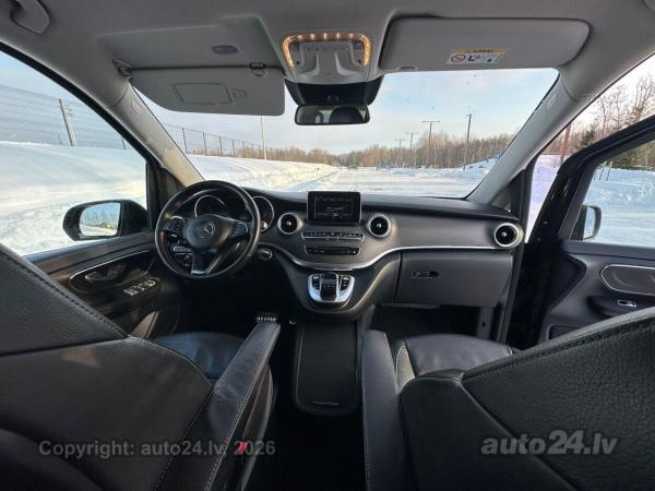 Black Mercedes-Benz V-Class 2016 in Tallinn, with an engine capacity of 2.10 L and mileage of 338 thousand km for 19999 €, photo 10 on AUTOMOTO.COM.LV