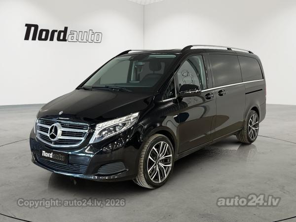 Black Mercedes-Benz V-Class 2016 in Tallinn, with an engine capacity of 2.10 L and mileage of 208 thousand km for 29900 €, photo 1 on AUTOMOTO.COM.LV