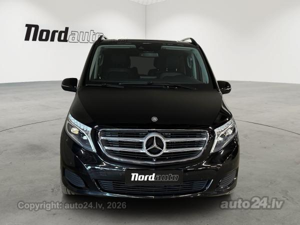 Black Mercedes-Benz V-Class 2016 in Tallinn, with an engine capacity of 2.10 L and mileage of 208 thousand km for 29900 €, photo 3 on AUTOMOTO.COM.LV