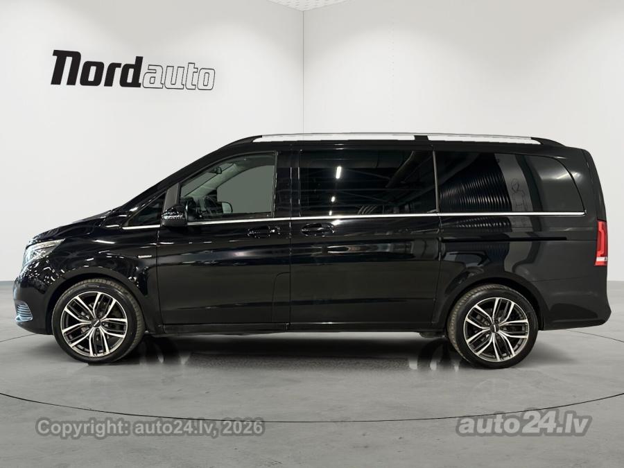 Black Mercedes-Benz V-Class 2016 in Tallinn, with an engine capacity of 2.10 L and mileage of 208 thousand km for 29900 €, photo 9 on AUTOMOTO.COM.LV