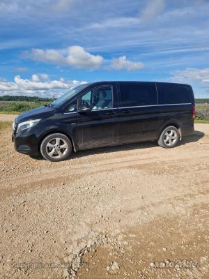 Black Mercedes-Benz V-Class 2016 in Tallinn, with an engine capacity of 2.10 L and mileage of 270 thousand km for 30000 €, photo  on AUTOMOTO.COM.LV