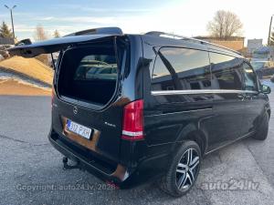 Black Mercedes-Benz V-Class 2016 in Tallinn, with an engine capacity of 2.10 L and mileage of 260 thousand km for 31500 €, photo 6 on AUTOMOTO.COM.LV