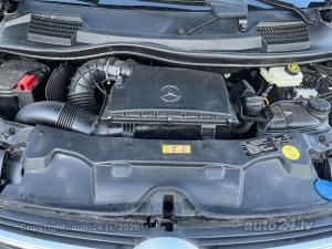 Black Mercedes-Benz V-Class 2016 in Tallinn, with an engine capacity of 2.10 L and mileage of 260 thousand km for 31500 €, photo 16 on AUTOMOTO.COM.LV