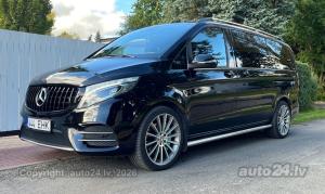 Melns Mercedes-Benz V-Class 2016 Tartu, ar dzinēja tilpumu 2.10 L un nobraukumu 197 tūkst. km par 35900 €, foto  vietnē AUTOMOTO.COM.LV