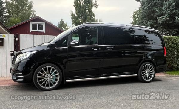 Black Mercedes-Benz V-Class 2016 in Tartu, with an engine capacity of 2.10 L and mileage of 197 thousand km for 35900 €, photo 3 on AUTOMOTO.COM.LV