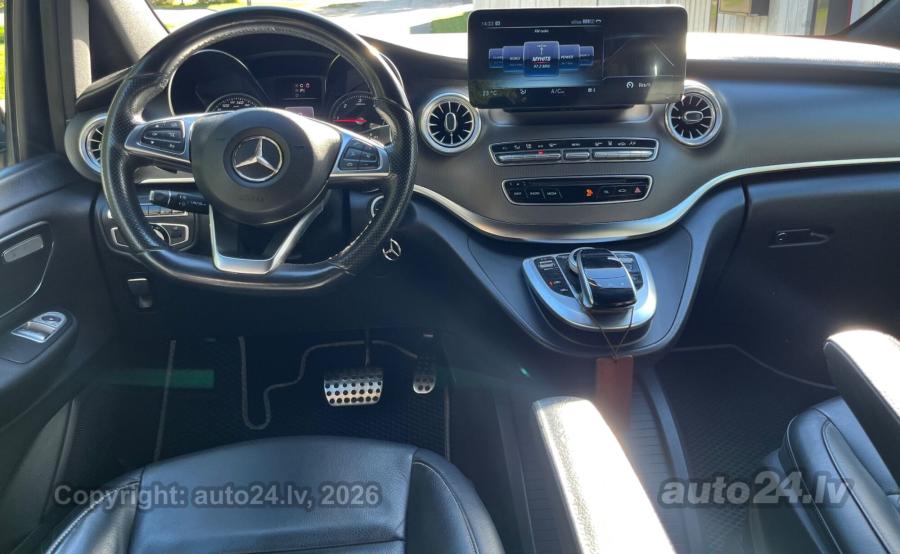 Melns Mercedes-Benz V-Class 2016 Tartu, ar dzinēja tilpumu 2.10 L un nobraukumu 197 tūkst. km par 35900 €, foto 10 vietnē AUTOMOTO.COM.LV