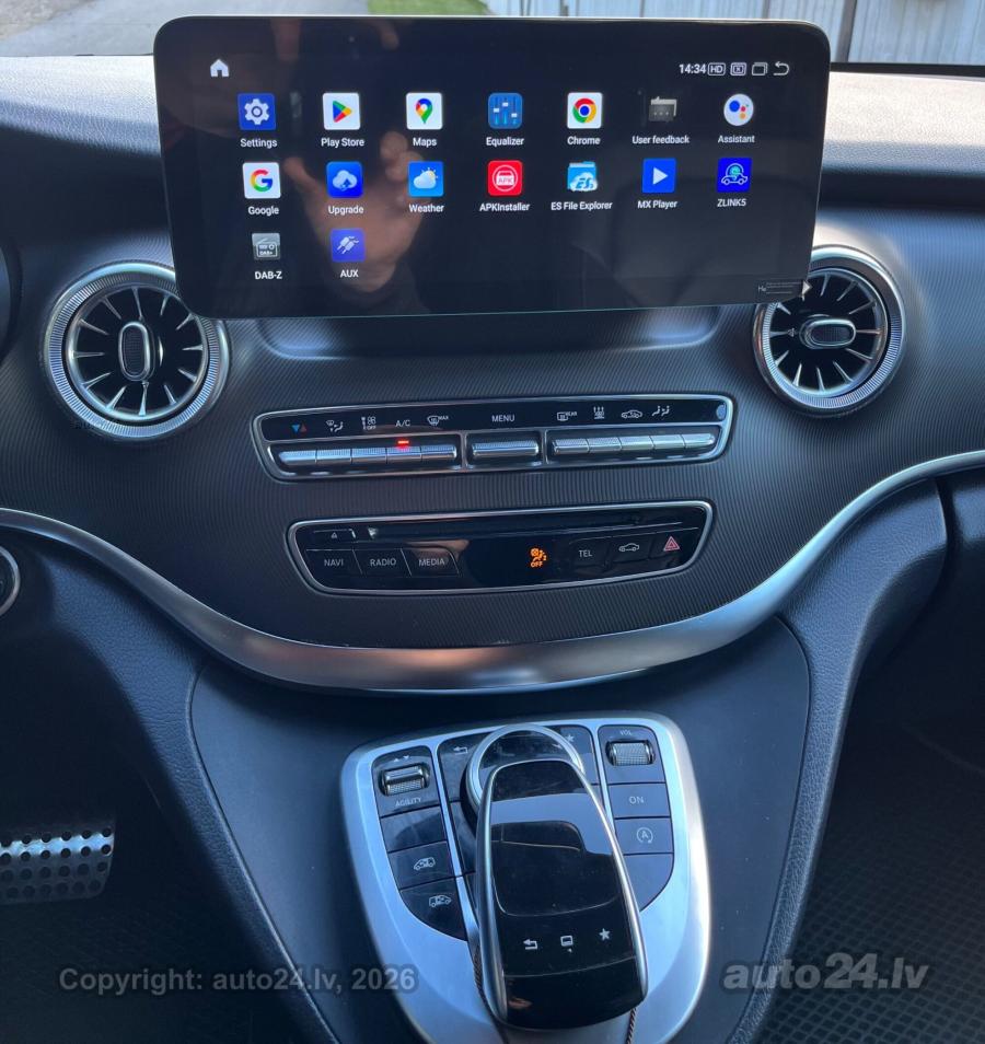 Melns Mercedes-Benz V-Class 2016 Tartu, ar dzinēja tilpumu 2.10 L un nobraukumu 197 tūkst. km par 35900 €, foto 11 vietnē AUTOMOTO.COM.LV