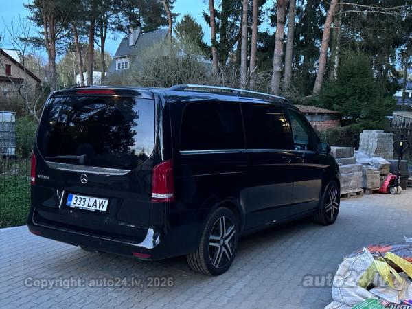 Black Mercedes-Benz V-Class 2017 in Tallinn, with an engine capacity of 2.10 L and mileage of 15 thousand km for 36000 €, photo 7 on AUTOMOTO.COM.LV