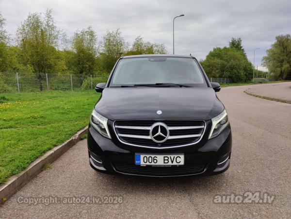 Melns Mercedes-Benz V-Class 2017 Tallina, ar dzinēja tilpumu 2.10 L un nobraukumu 204 tūkst. km par 35999 €, foto  vietnē AUTOMOTO.COM.LV