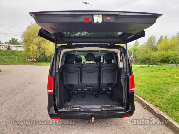 Black Mercedes-Benz V-Class 2017 in Tallinn, with an engine capacity of 2.10 L and mileage of 204 thousand km for 35999 €, photo 6 on AUTOMOTO.COM.LV